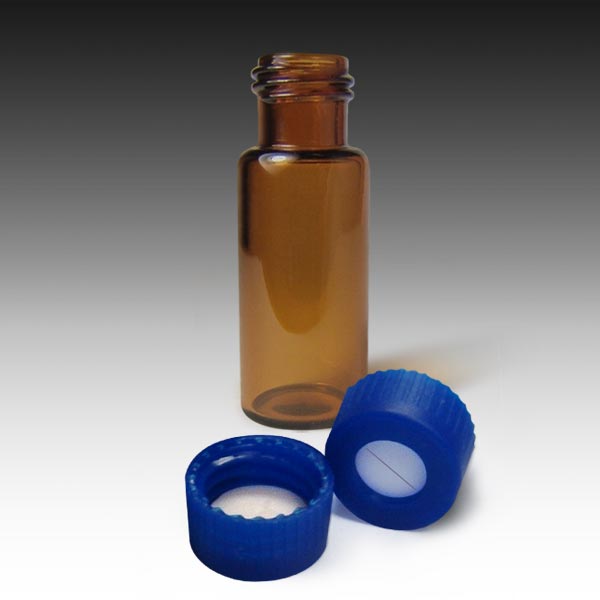 MSQ Vial Kit: Amber Screw Vials and Caps with Pre-Slit PTFE/Silicone ...