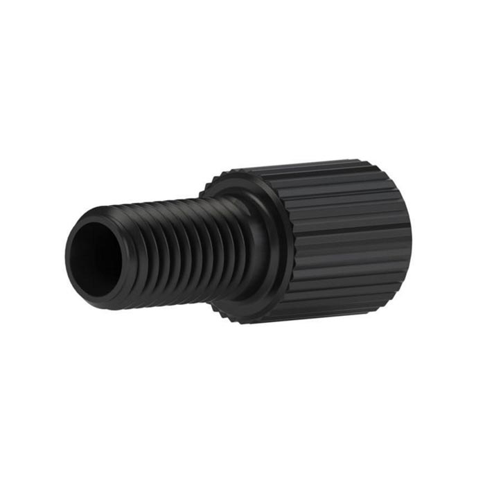Delrin® Flangeless Male Nut for 1/8" OD Tubing, Black - Analytical ...