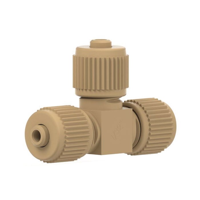 MicroTee for 1/32" OD Tubing (59885) - Analytical Sales and Services, Inc.