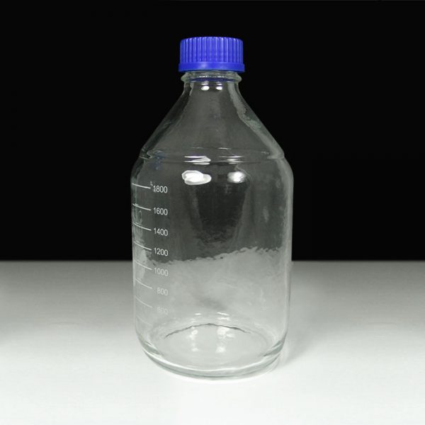 Duran 2 Liter GL45 Lab Glass Bottle Plastic Coated W Stock Screw Cap Duran 2 Liter GL45 Lab Glass Bottle Plastic Coated W Stock Screw Cap