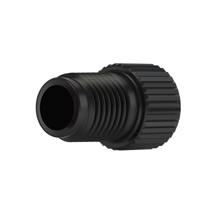 PEEK®/Tefzel® Flangeless Fitting for 5/16" OD Tubing, 1/2-20 Flat ...