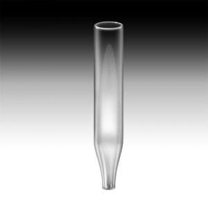 1mL Tapered/Flat-Bottom Clear Glass Inserts (96405) - Analytical Sales ...