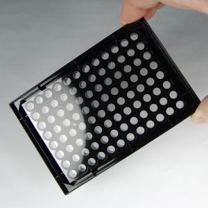 Cellvis 96-well Black Polystyrene/Glass Bottom Plate with high ...