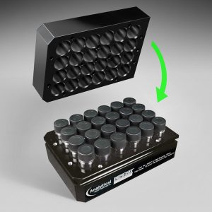 24-Well, OPEN Reaction Block (18mm Spacing) with Temperature Transfer ...
